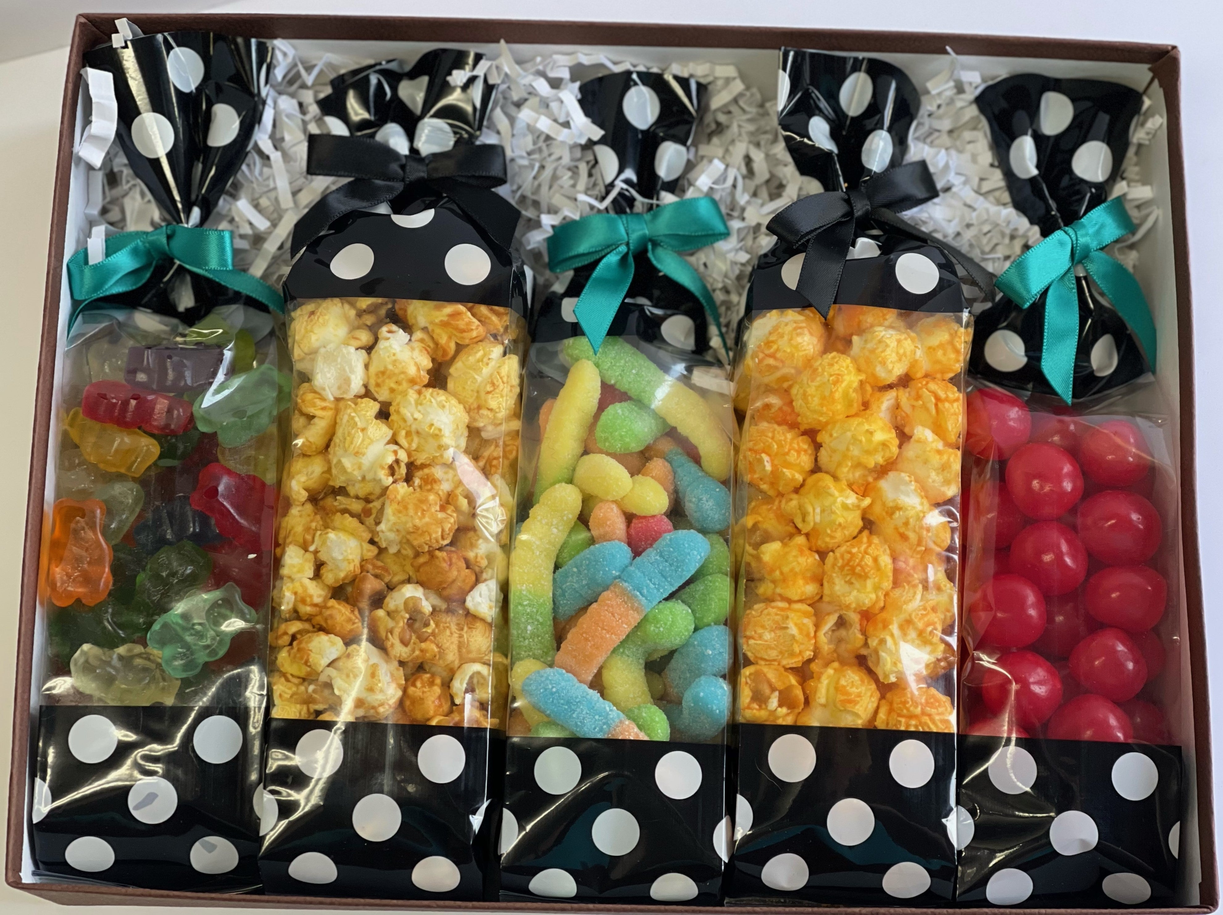 Popcorn & Gummy Assortment - Gift Box – Fun Factory Sweet Shoppe