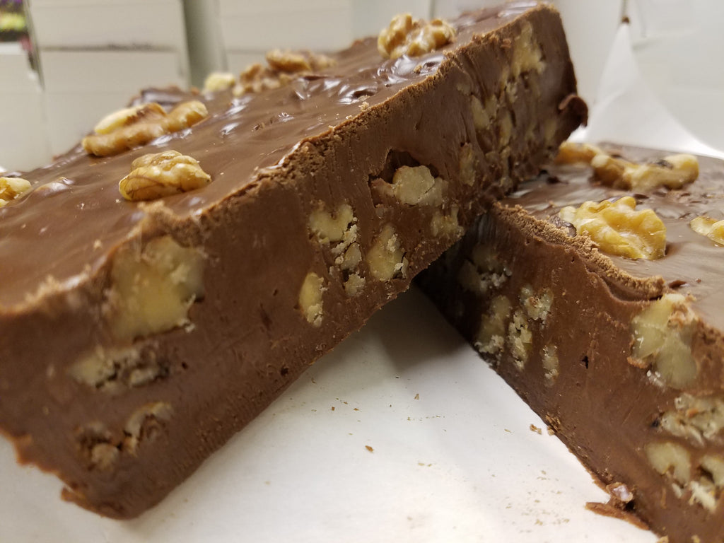 FUNDRAISER FUDGE Chocolate Walnut – Fun Factory Sweet Shoppe