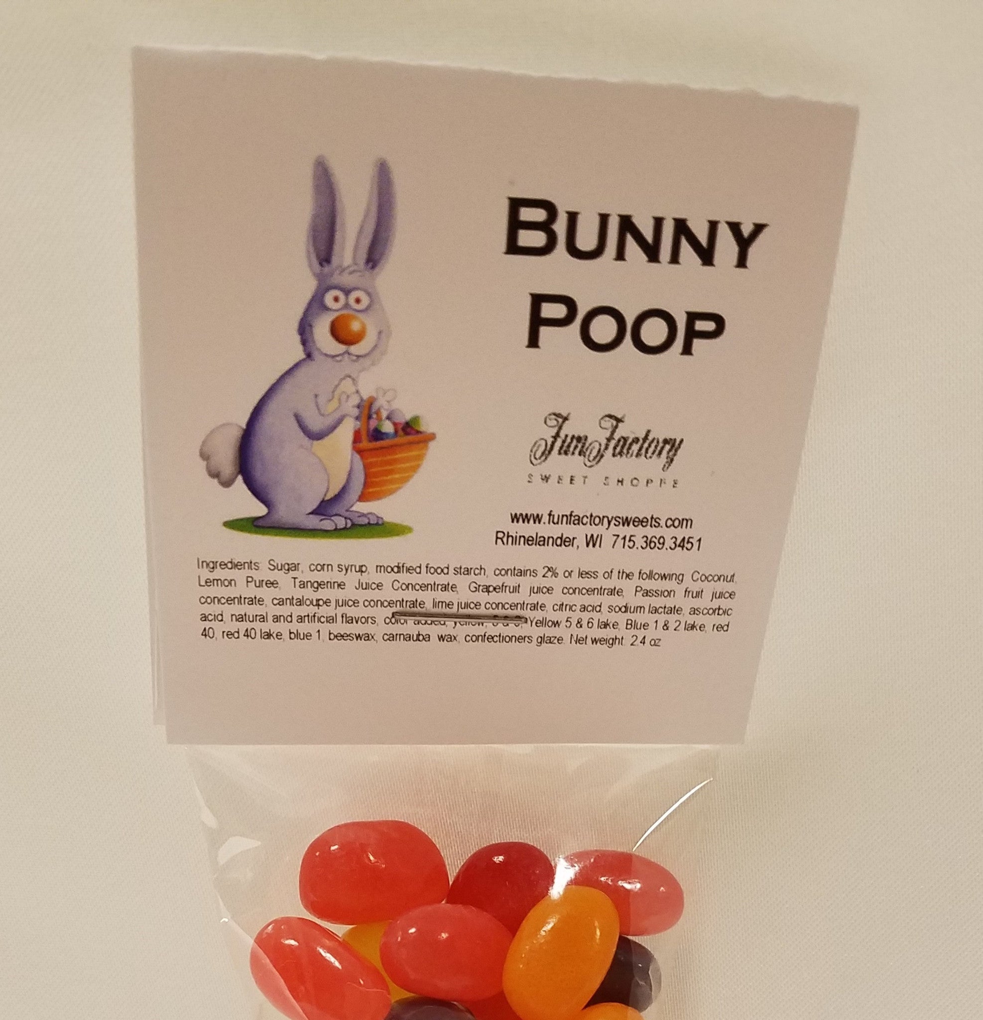Bunny Poop – Fun Factory Sweet Shoppe