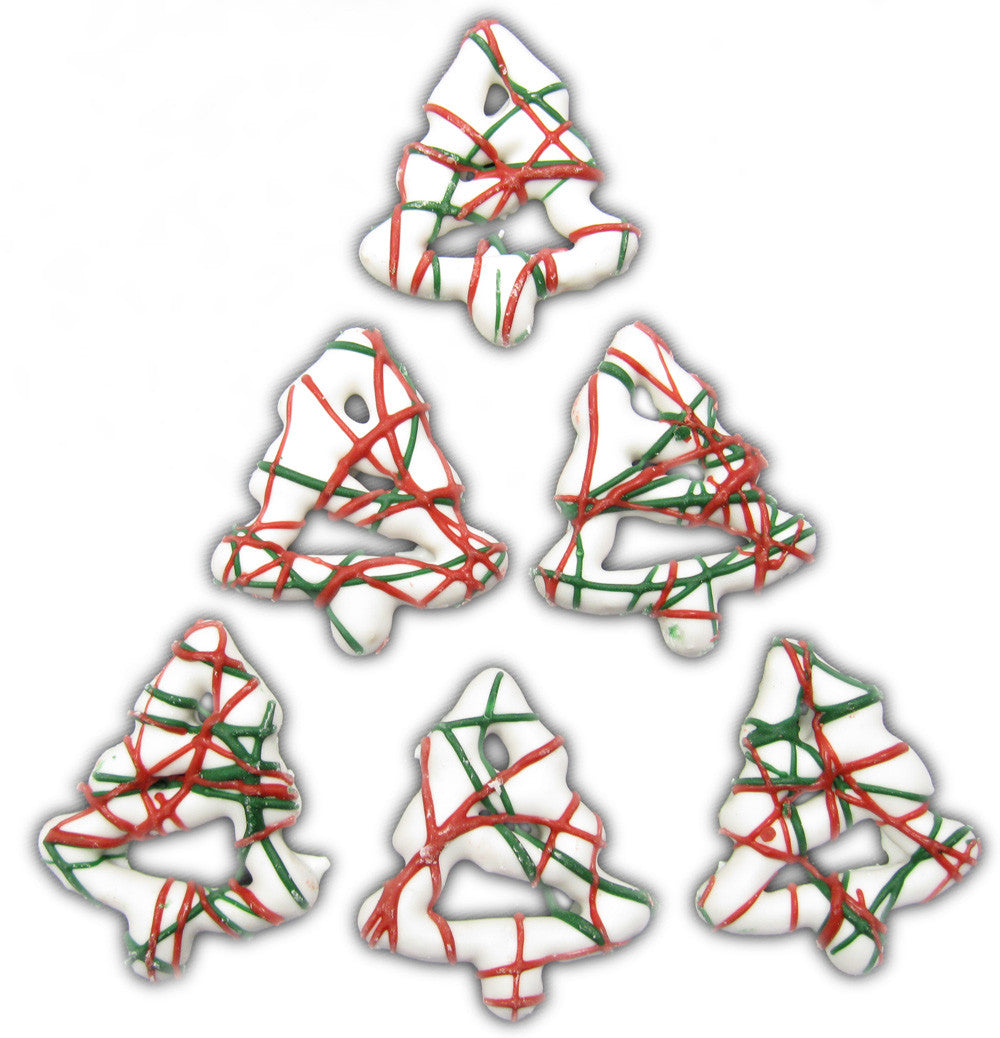 Frosted Holiday Tree Pretzels – Fun Factory Sweet Shoppe