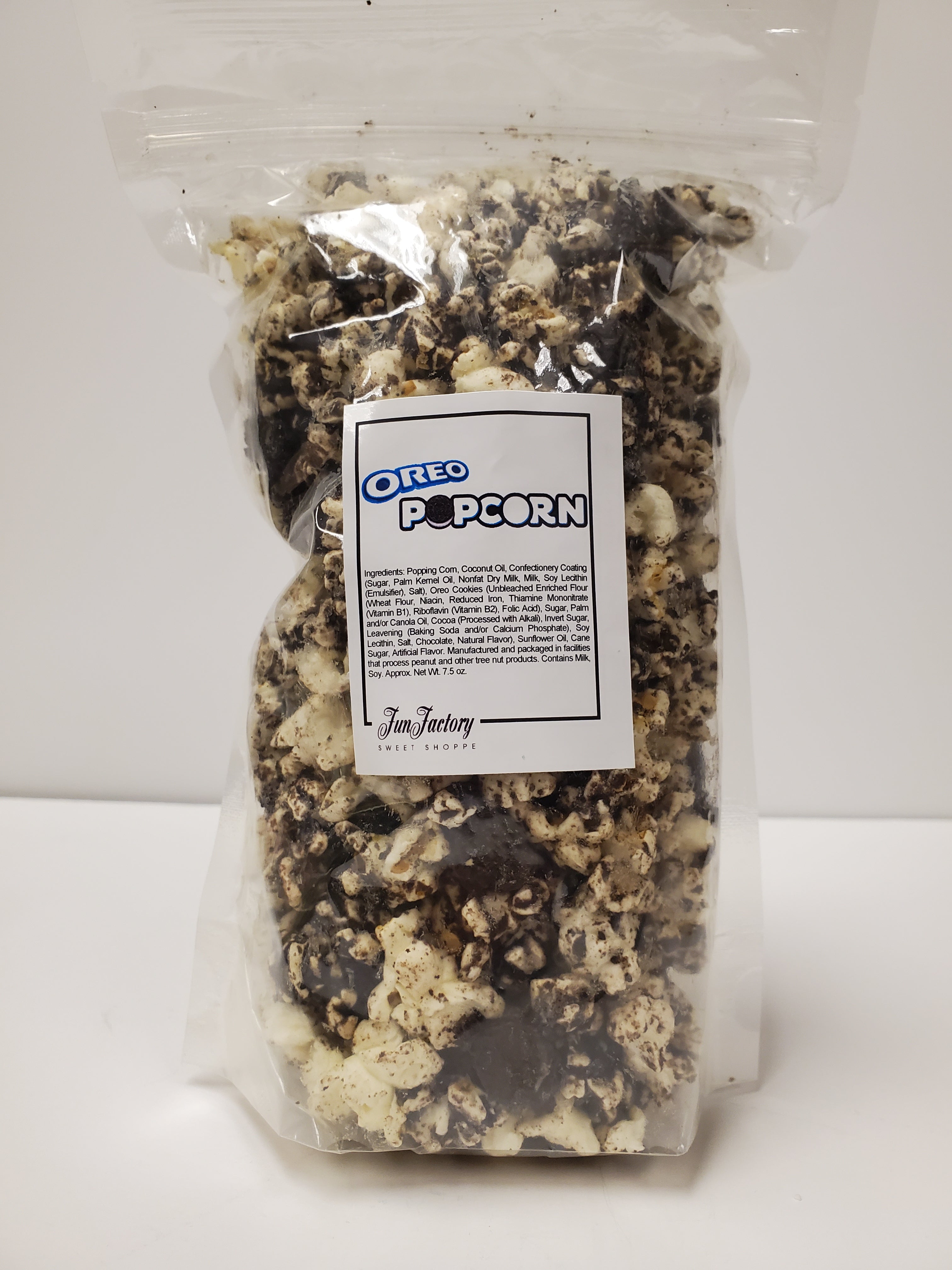 Oreo Popcorn – Fun Factory Sweet Shoppe