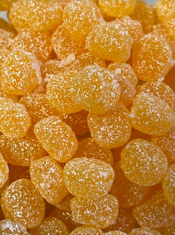 Sour Peach Buttons – Fun Factory Sweet Shoppe